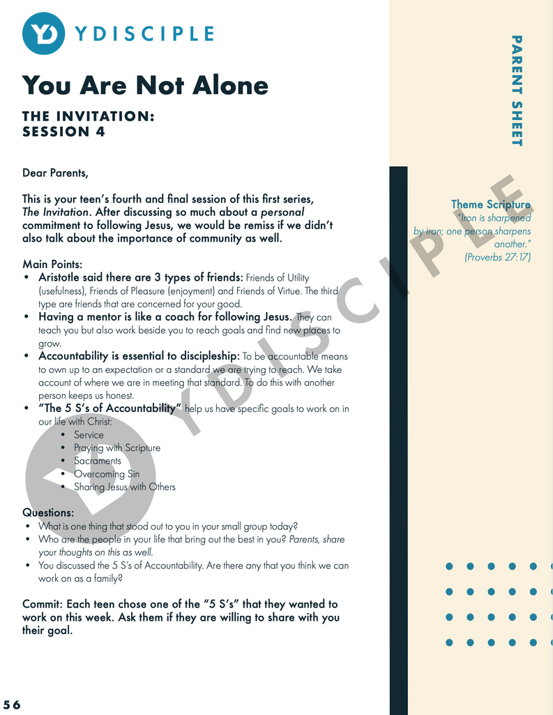 The Invitation (Digital Download) - Discipleship Series – YDisciple